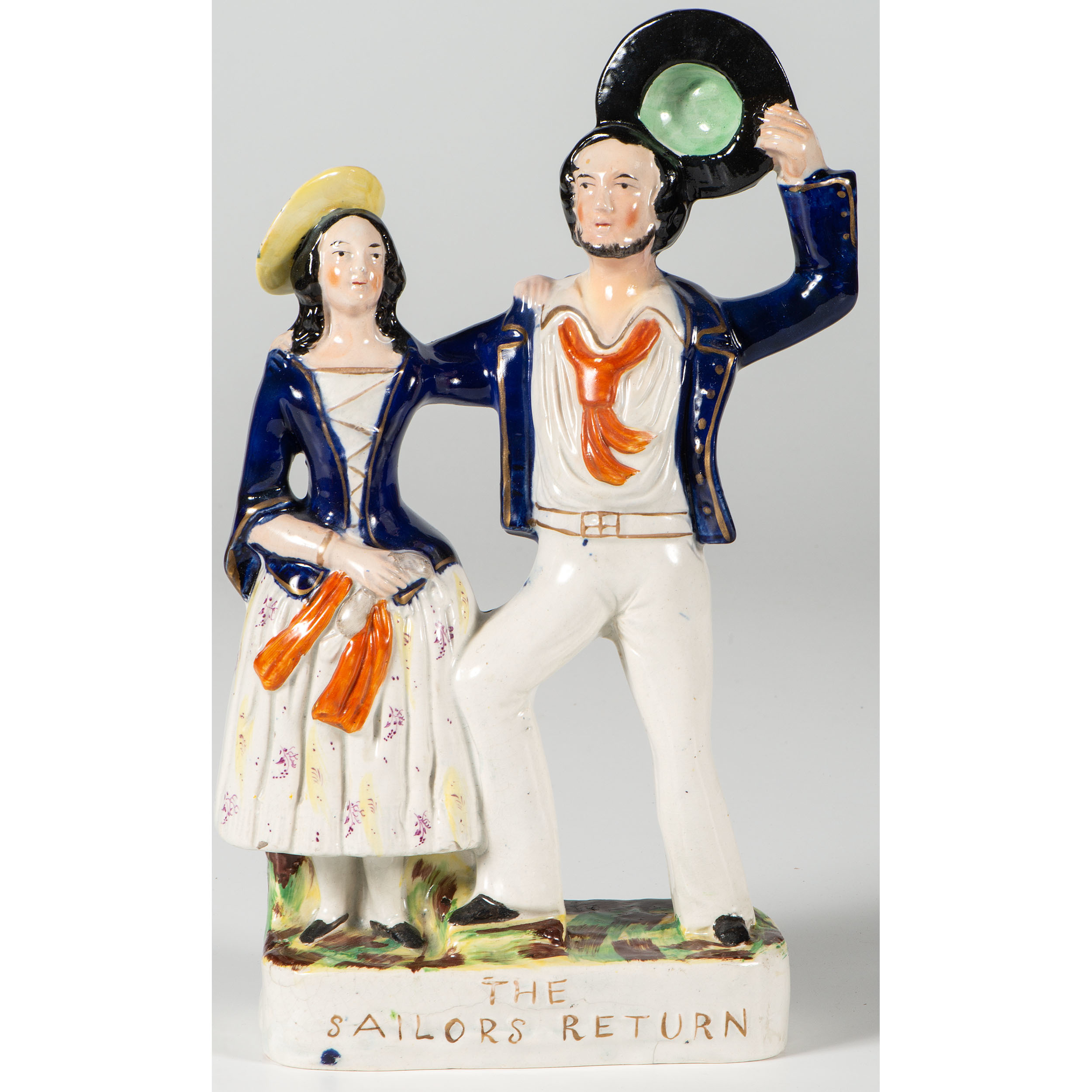 Staffordshire Figural Group, Sailors Return, Sailors Return | Barnebys