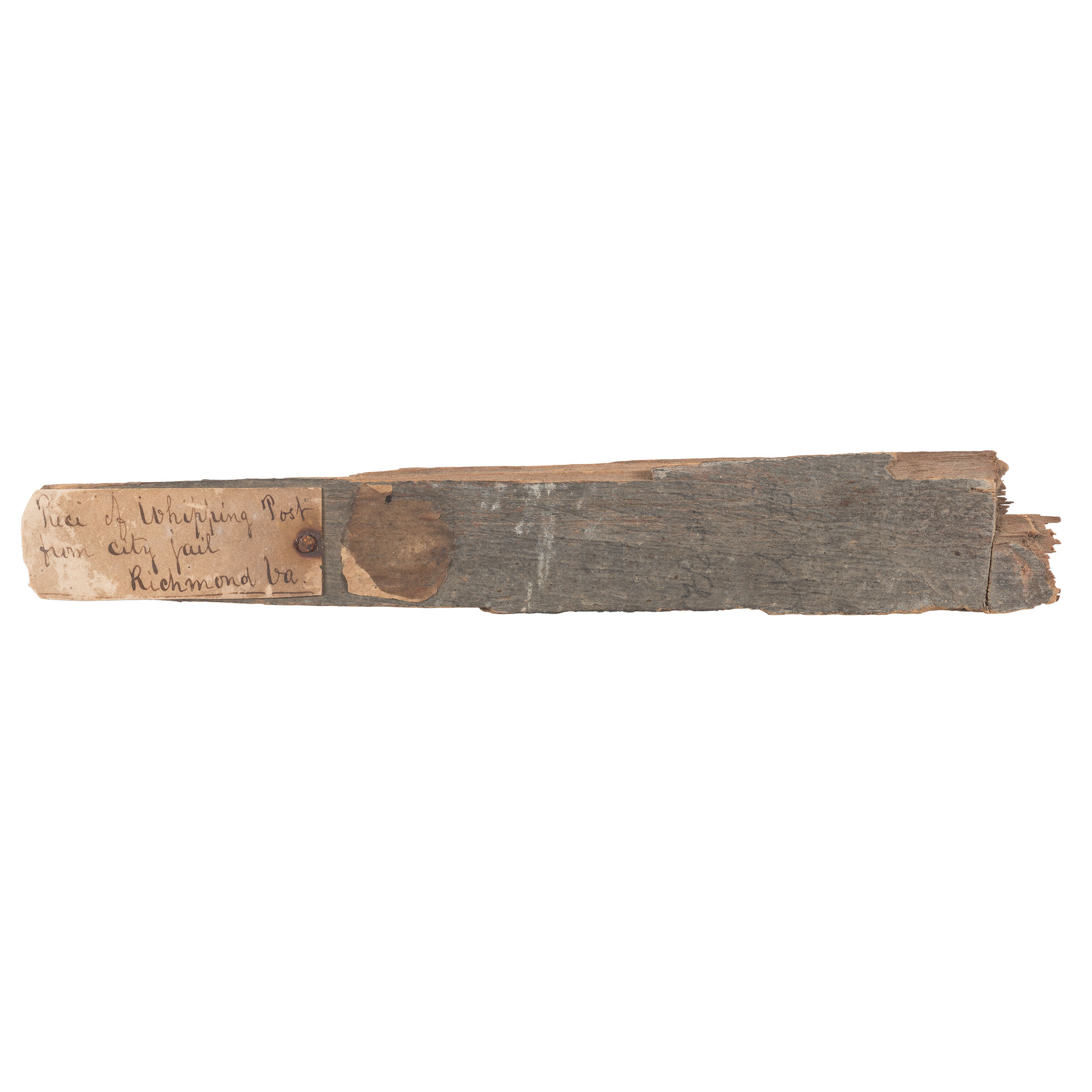 Whipping Post Fragment from Richmond, Virginia | Barnebys