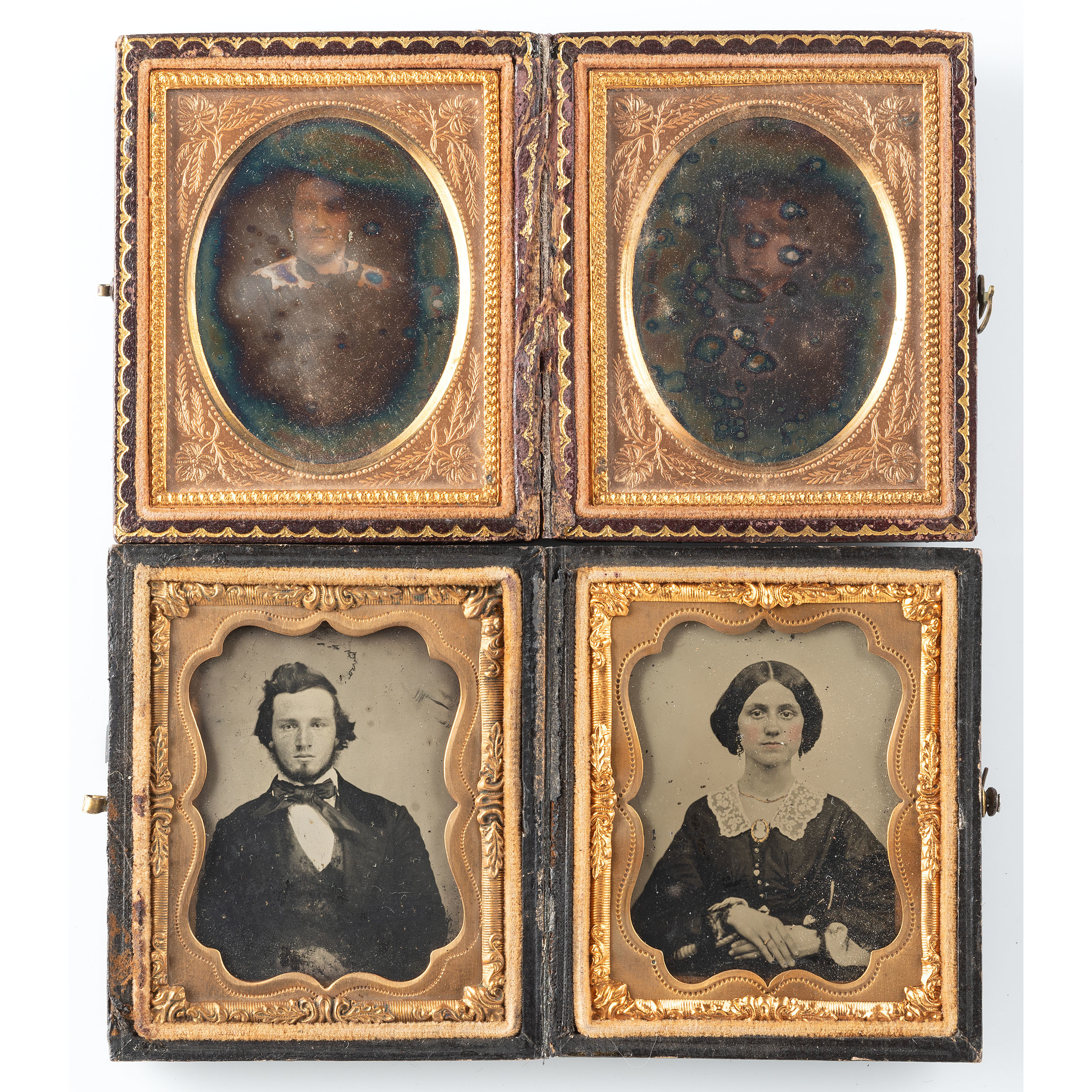 Collection Of Daguerreotypes Ambrotypes And Tintypes Of Couples Housed In The Same Case collection-of-daguerreotypes-ambrotypes-and-tintypes-of-couples-housed-in-the-same-case