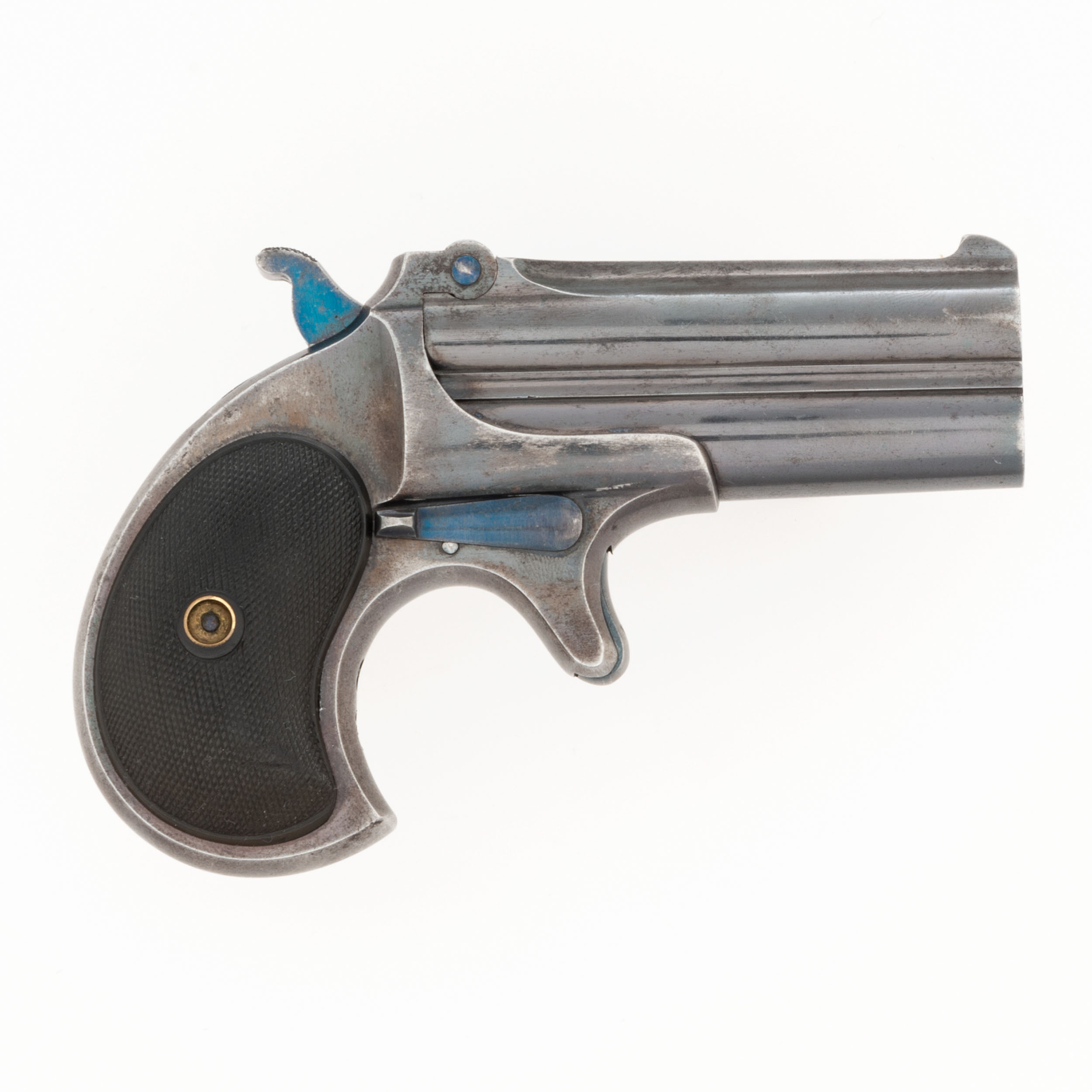 Rare Remington Double Derringer With Slant Line Markings | Barnebys