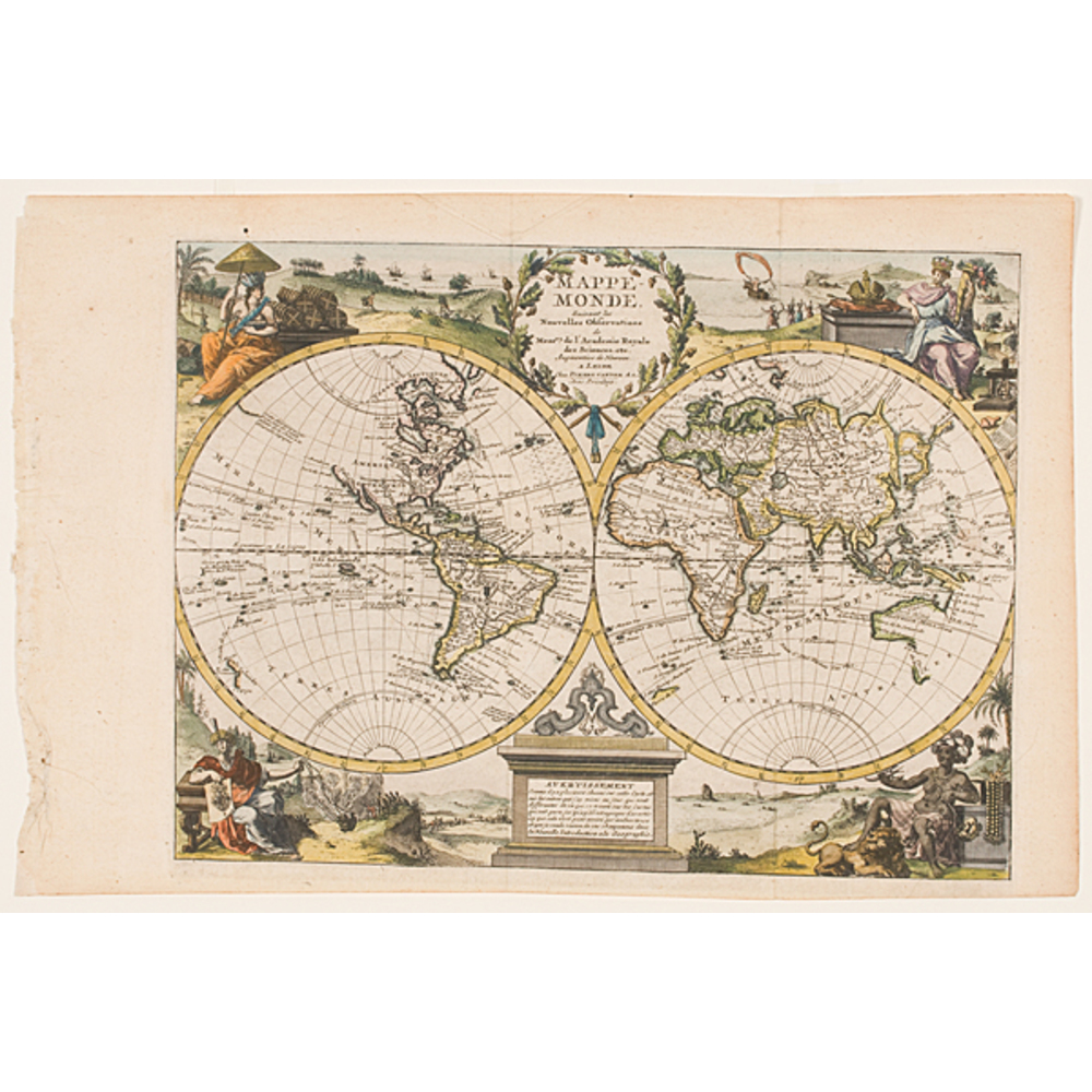 18th Century Map Of The World - Map