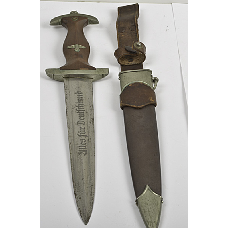 German WWII SA Dagger with Scabbard and Hanger - auctions & price archive