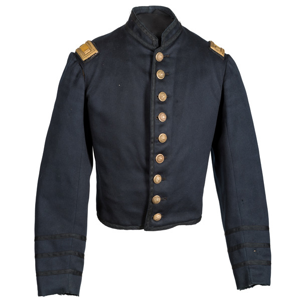 Civil War Cavalry Captain's Fatique Jacket - auctions & price archive