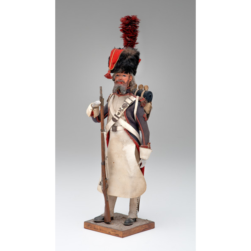 French Napoleonic Sapeur des Grenadier Uniformed Figure by Charles ...