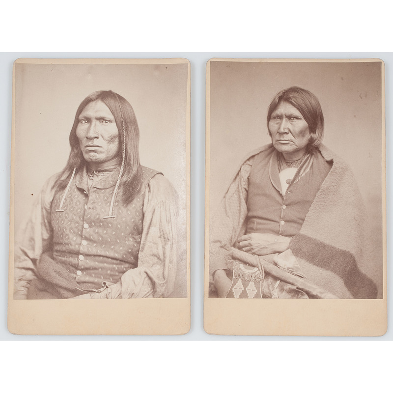 William Soule Cabinet Photographs of Plains Indians - auctions & price ...