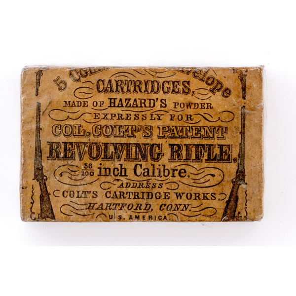 Rare Pack of Paper Cartridges for Colt Revolving Rifle - Auktionen ...