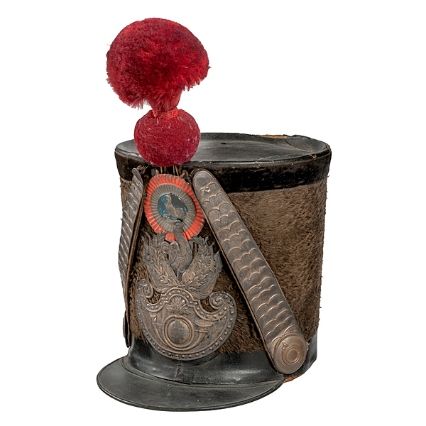 Model 1830 July Monarchy National Guard Light Infantry Officer's Shako ...