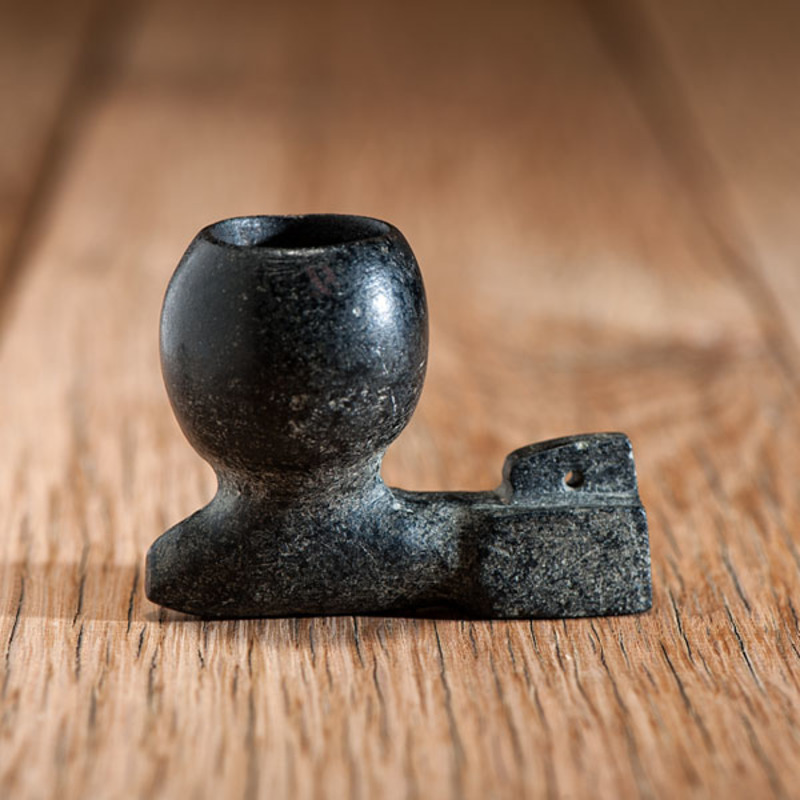 Micmac Steatite Pipe Bowl From the Collection of Jim Ritchie (1938-2015 ...