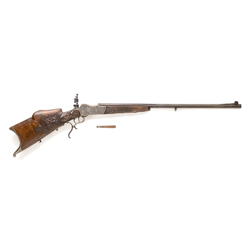 German Schuetzen Rifle, - auctions & price archive