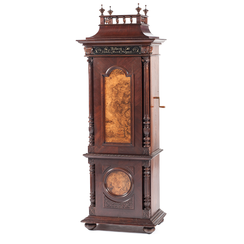 Exceptionally Rare Paul Ehrlich Rakoczy Harp Automata Upright Disc ...