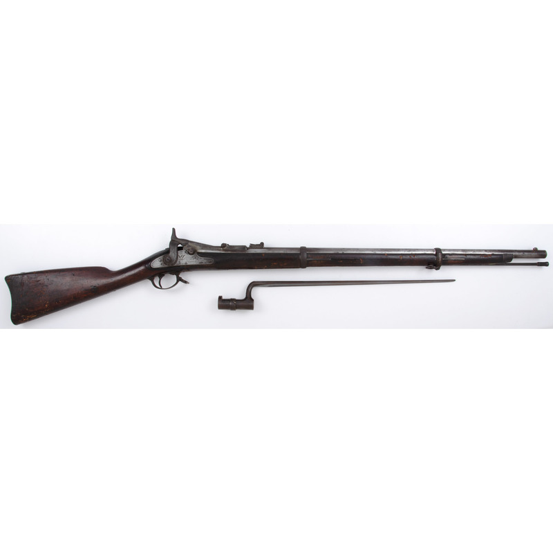 U.S. Springfield Model 1866 Allin Conversion Rifle with Bayonet ...
