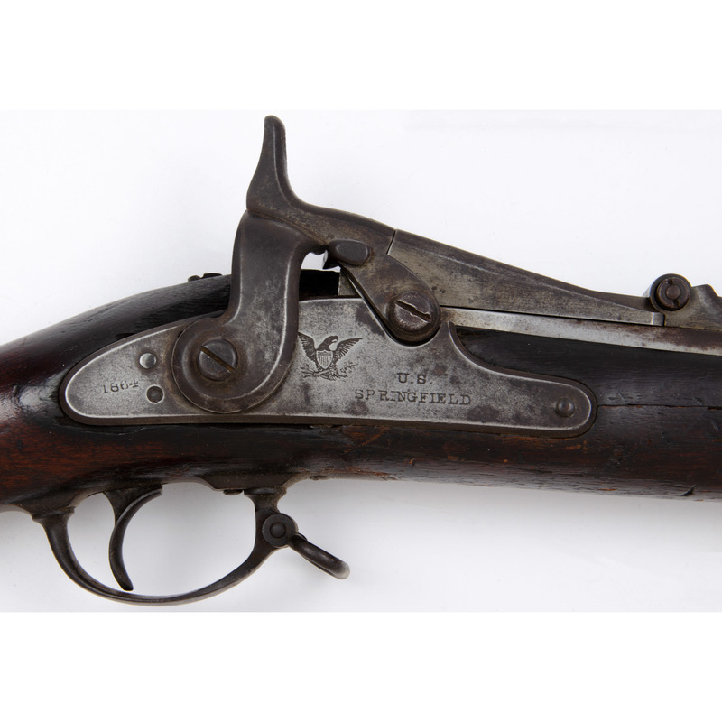 U.S. Springfield Model 1866 Allin Conversion Rifle with Bayonet ...