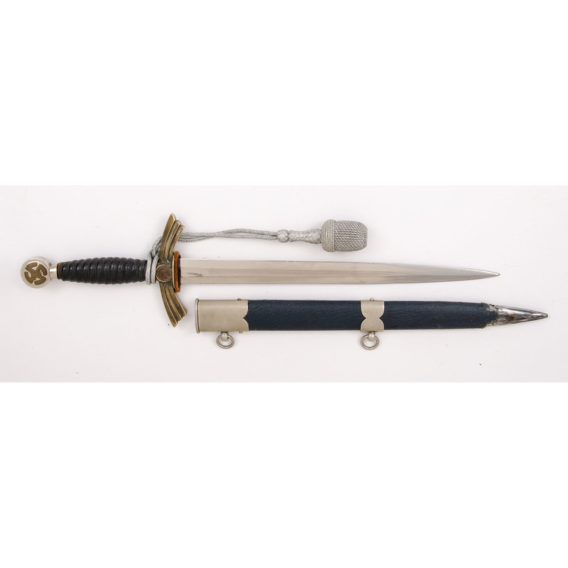 German WWII 1st model Luftwaffe Dagger with Portepee - auctions & price ...