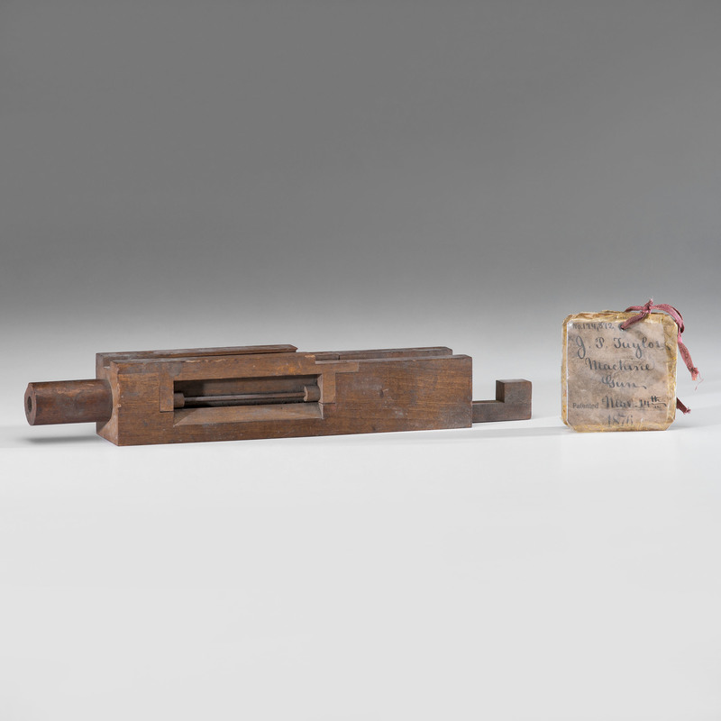 J.P. Taylor Machine Gun Patent: Model No. 174, 872 - auctions & price ...