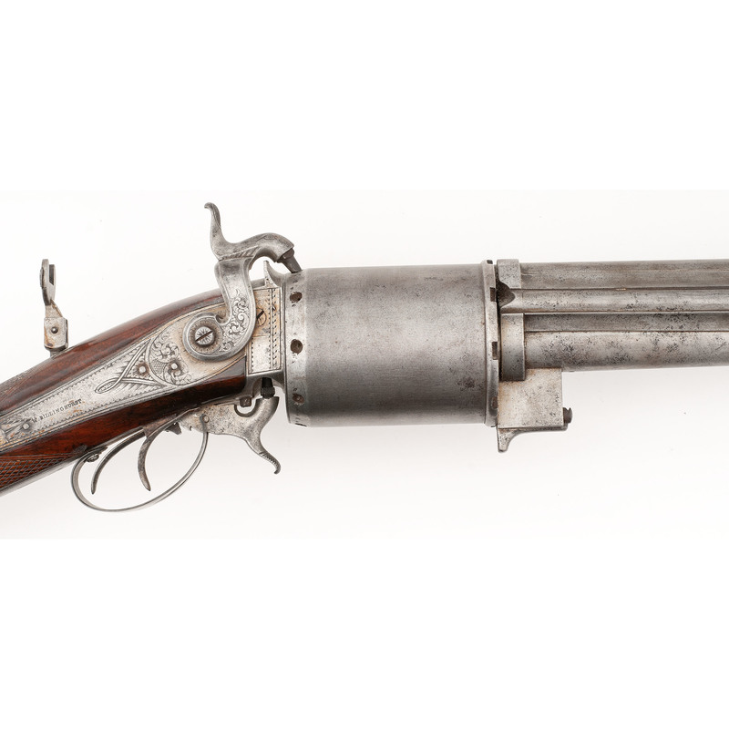 Billinghurst Over & Under Pillock Revolving Rifle & Shotgun - auctions ...