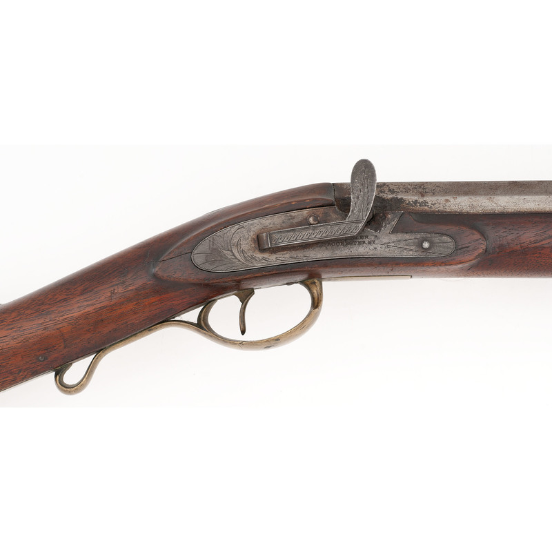Mule Ear Percussion Sporting Rifle by Miller - auctions & price archive