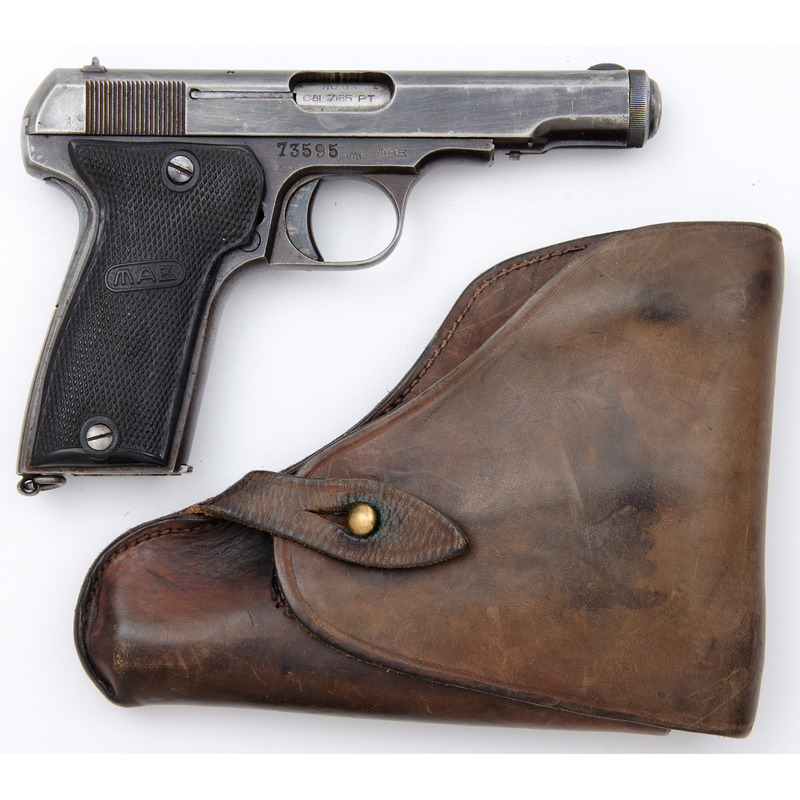 ** Nazi Marked French MAB Model D Pistol with Holster - auctions ...