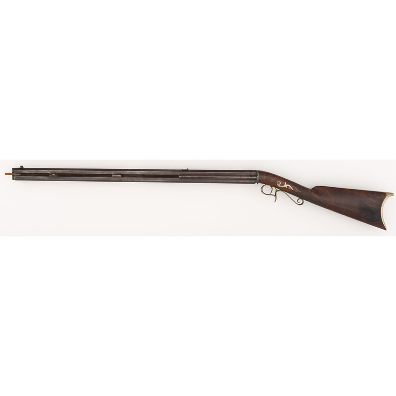 Mule Ear Percussion Over/Under Rifle By Lefever & Ellis NY - auctions ...