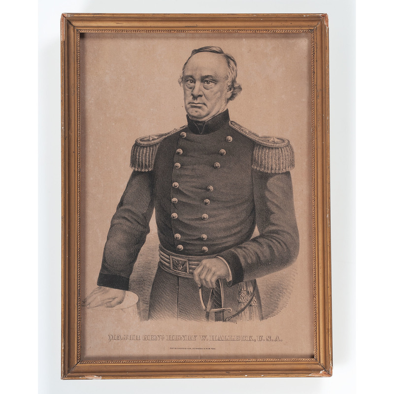 Civil War Lithographs of Union Personalities: Sen. Charles Sumner, Gen ...