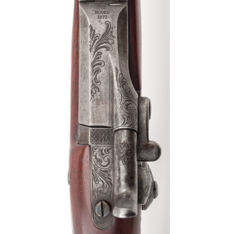 Second Type US 1875 Springfield Trapdoor Officer's Rifle - auctions ...