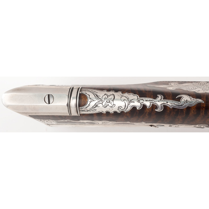 Allen Martin Contemporary Flintlock Kentucky Long Rifle with Silver ...