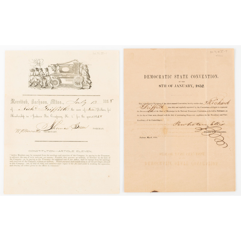 Manuscript Archive of Confederate Brigadier General Richard Griffith ...