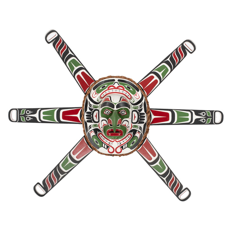 Alfred Scow (Kwakwa’wakw, b. 1966) Wood Mask, From the Collection of ...