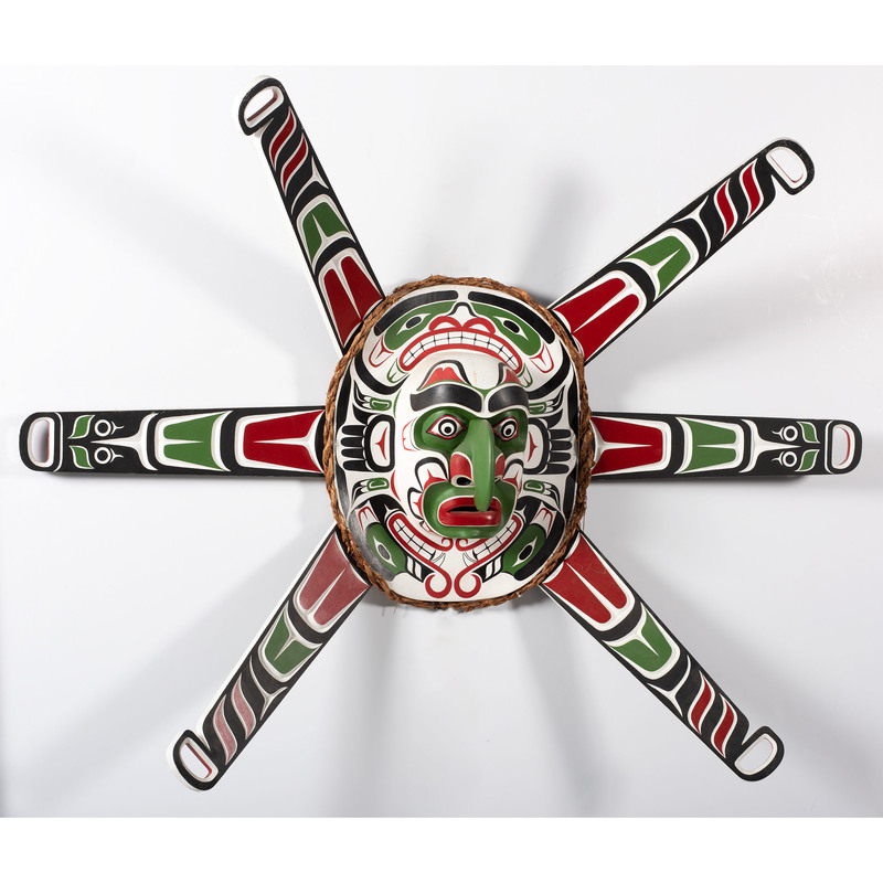Alfred Scow (Kwakwa’wakw, b. 1966) Wood Mask, From the Collection of ...
