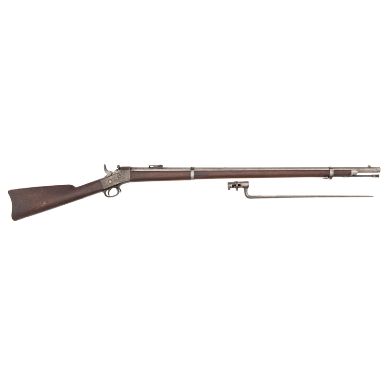 Model 1871 Springfield Rolling Block Army Rifle with Bayonet - auctions ...