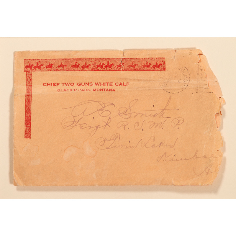 Chief Two Guns White Calf ALS and Photograph - auctions & price archive