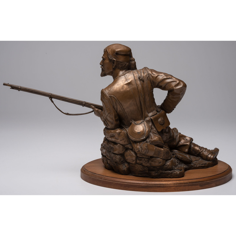 [CIVIL WAR - ART]. CHEPULIS, Brian, sculptor. Sculpture of 9th New York ...