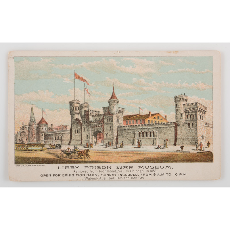 [CIVIL WAR - LIBBY PRISON]. Commemorative Libby Prison key with Libby ...