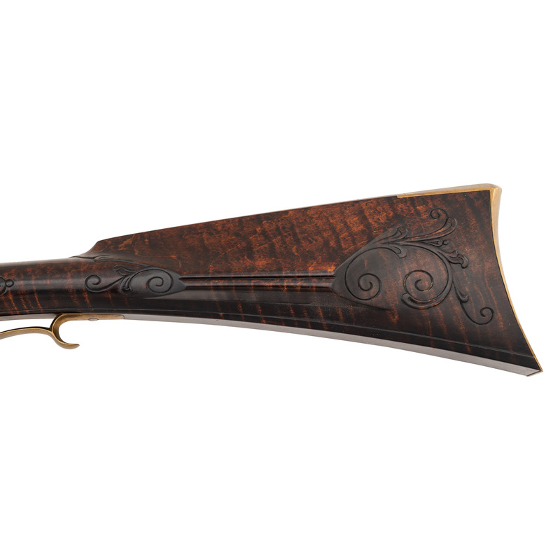 Contemporary Flintlock Flintlock Smooth Rifle by Ron Ehlert - auctions ...