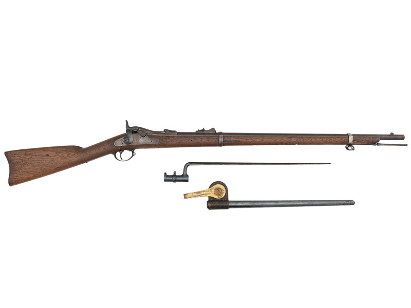 U.S. Springfield Model 1873 Cadet Rifle with Bayonet - auctions & price ...