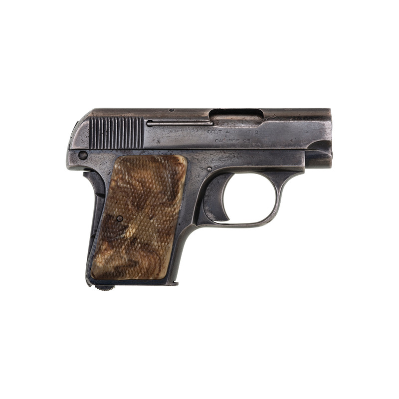 ** Colt Model 1908 Vest Pocket Hammerless with Custom Grips - auctions ...