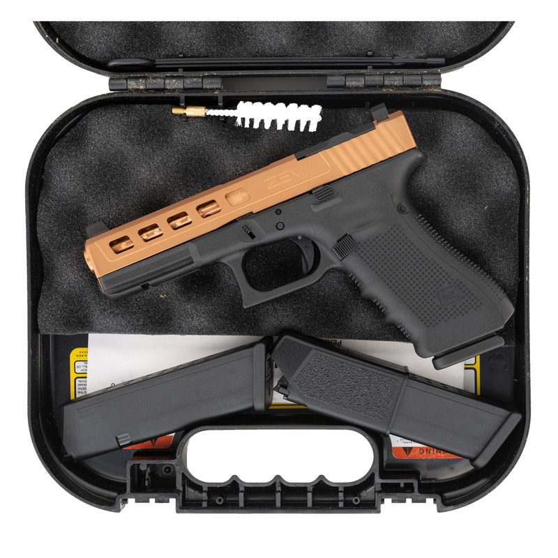 * Glock 17 Gen 4 with Zev Technologies Slide and Barrel in Black Glock ...