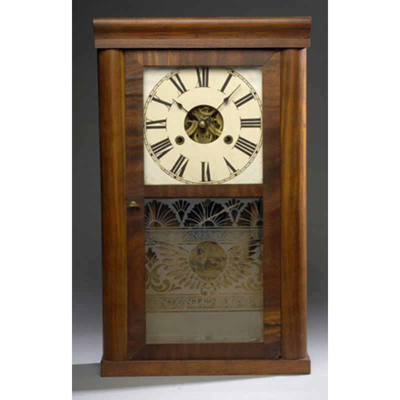 W. Blakesley & Co. Mahogany Half Column Shelf Clock, - auctions & price ...