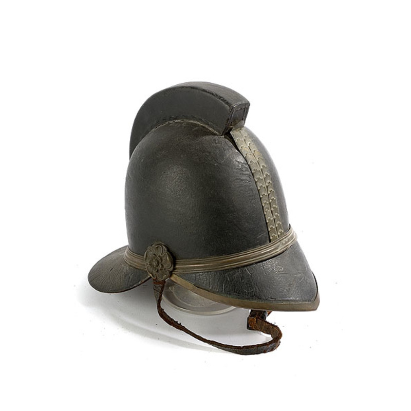 French Mid-18th Century Dragoon Leather Helmet, - auctions & price archive