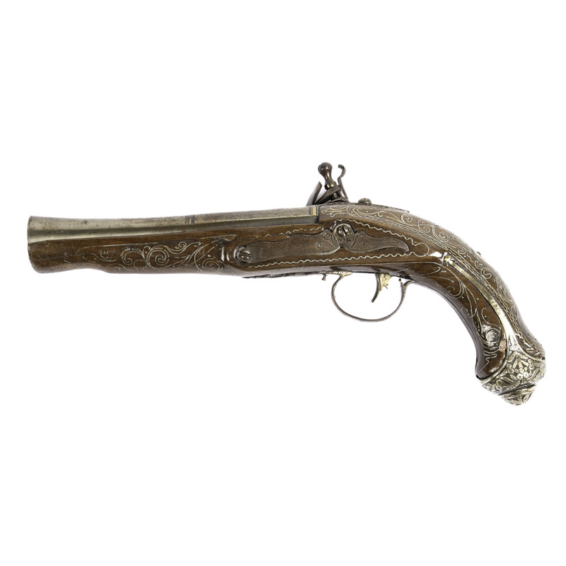 Mid-Eastern Small Flintlock Pistol - auctions & price archive