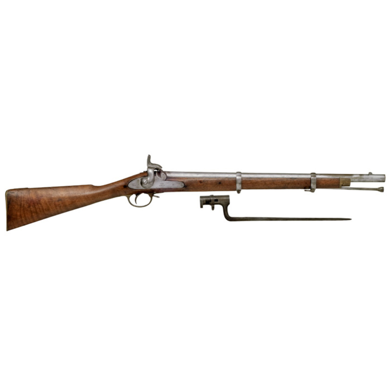 Tower Model 1861 Percussion Rifle with Bayonet, - auctions & price archive