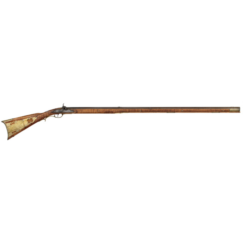 Full-stock Percussion Kentucky Rifle by John Armstrong - auctions ...