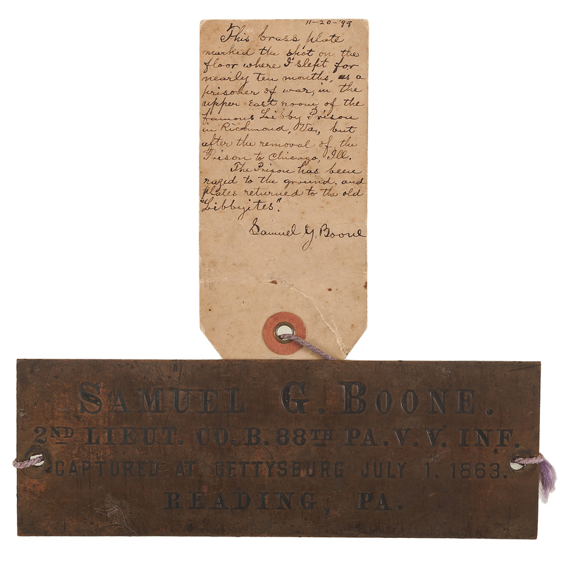 Libby Prison POW Belongings Identified to 2nd Lieutenant Samuel Boone ...