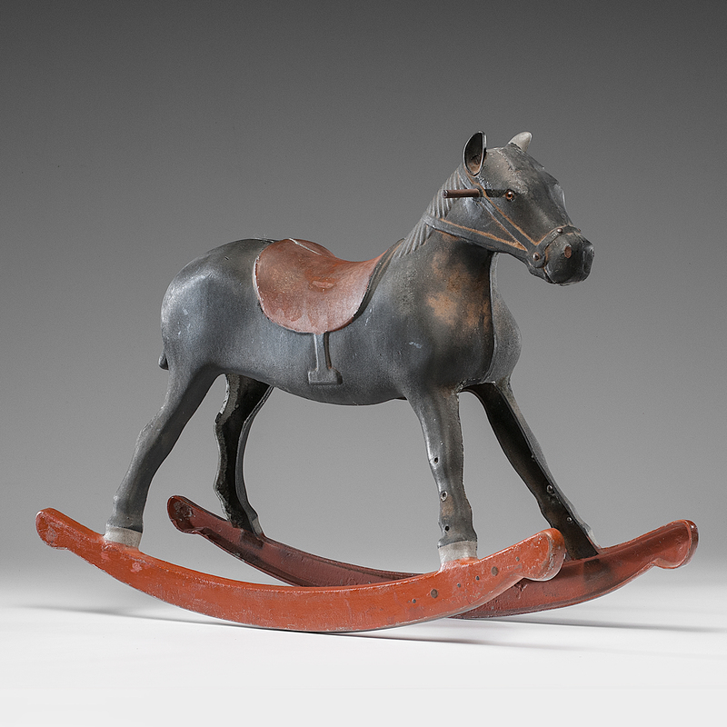 Antique Metal Rocking Horse at Aileen Markham blog