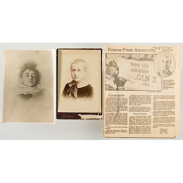 Robert Todd Lincoln's Son Abraham Lincoln II, Nicknamed "Jack," Cabinet ...